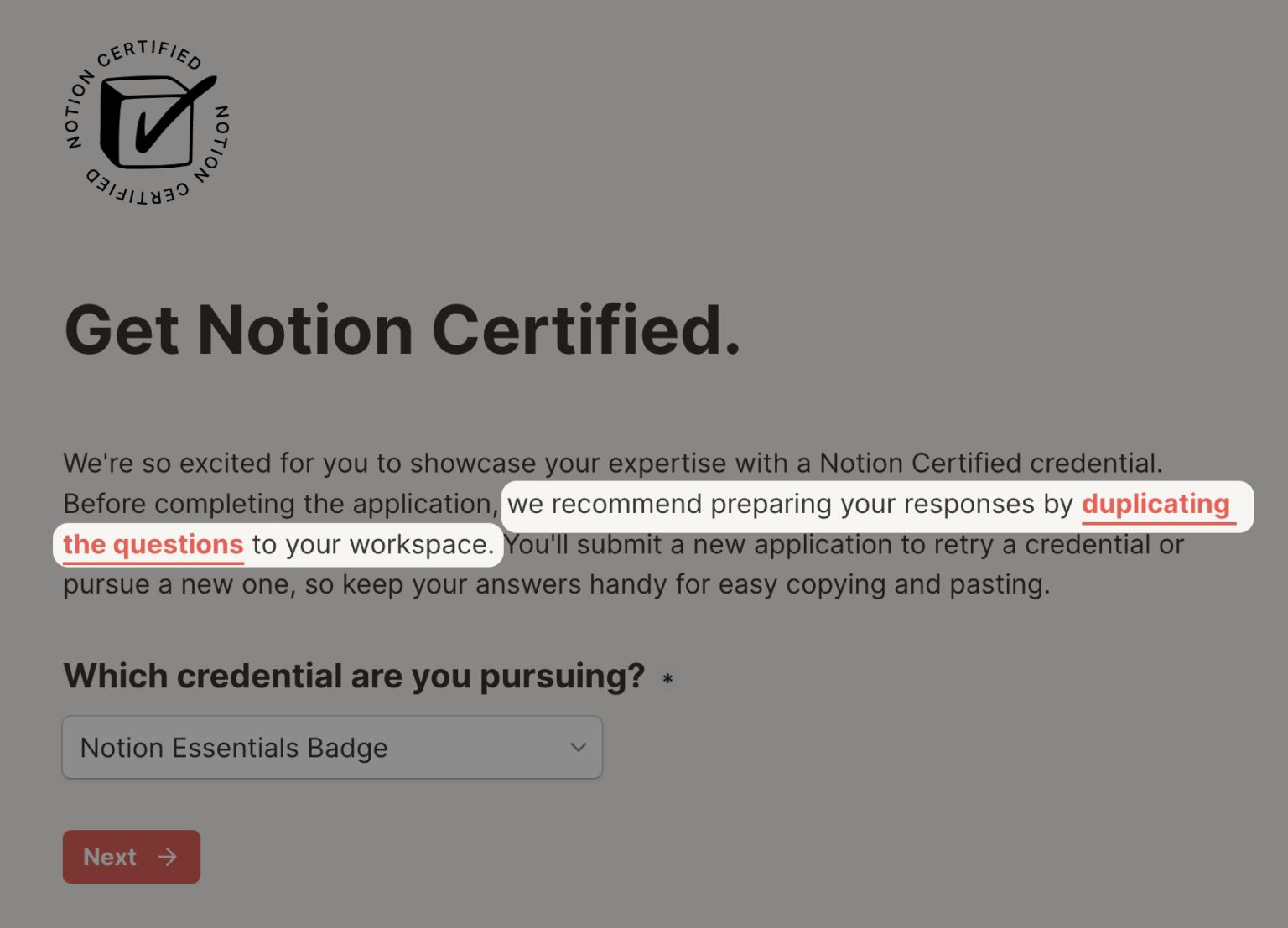 【Notion 官方認證】Notion Essentials Badge 初階認證怎麼申請？該準備什麼？詳細通過流程紀錄分享 — 領先時代