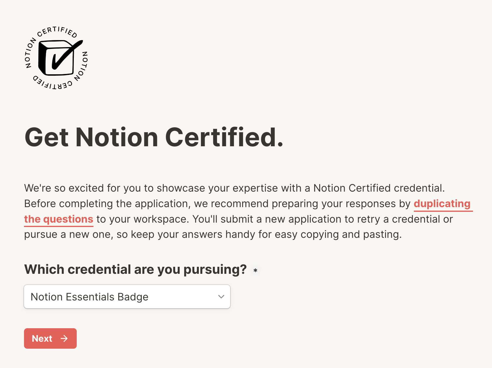 【Notion 官方認證】Notion Essentials Badge 初階認證怎麼申請？該準備什麼？詳細通過流程紀錄分享 — 領先時代