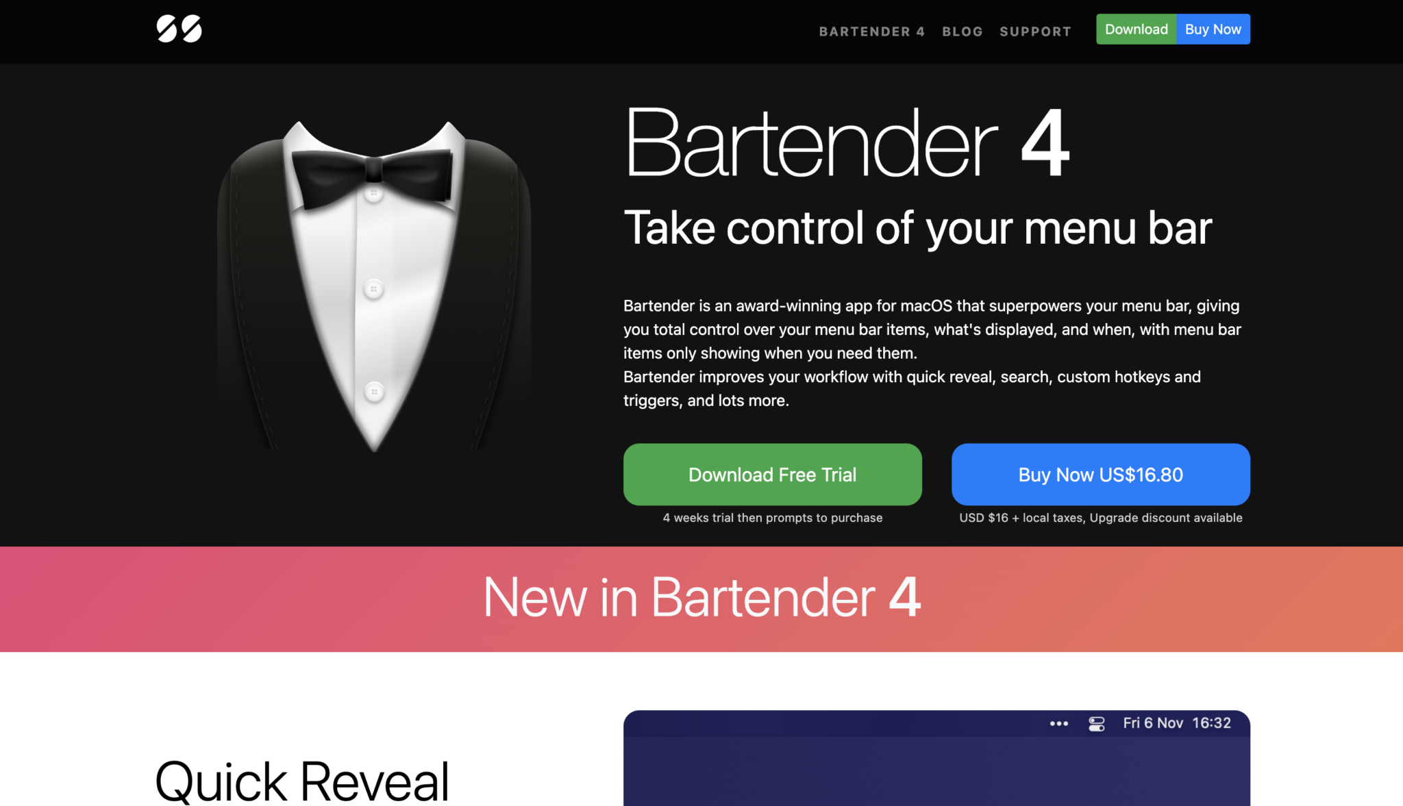 【Bartender 4】Mac 選單列整理、隱藏生產力 App！告別雜亂無序，改善工作流程！ — 領先時代
