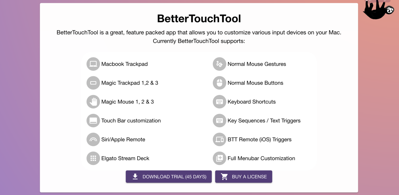 【BetterTouchTool】Mac 用戶必備生產力工具！自定義手勢、快捷鍵、螢幕分屏一個軟體搞定 — 領先時代