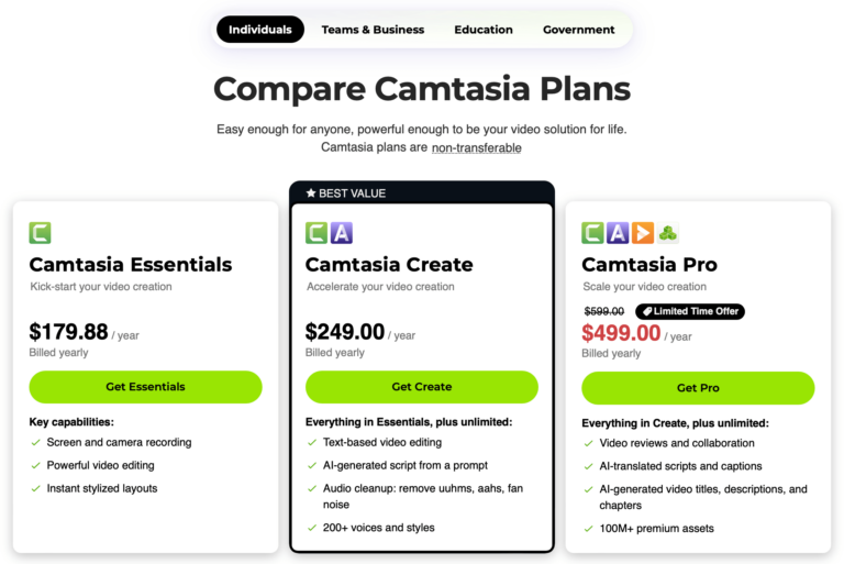 【Camtasia 評價】2026 年功能強大的螢幕錄影軟體，輕鬆打造專業教學影片！ — 領先時代